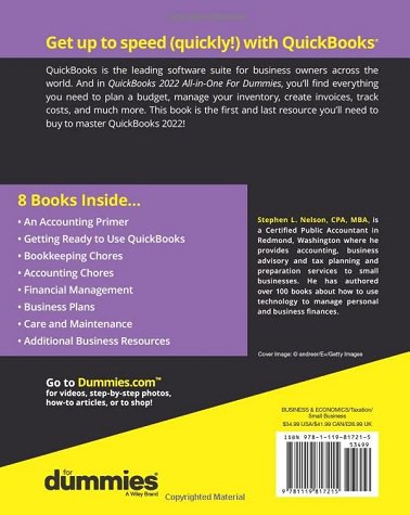 Quickbooks 2022 All In One For Dummies